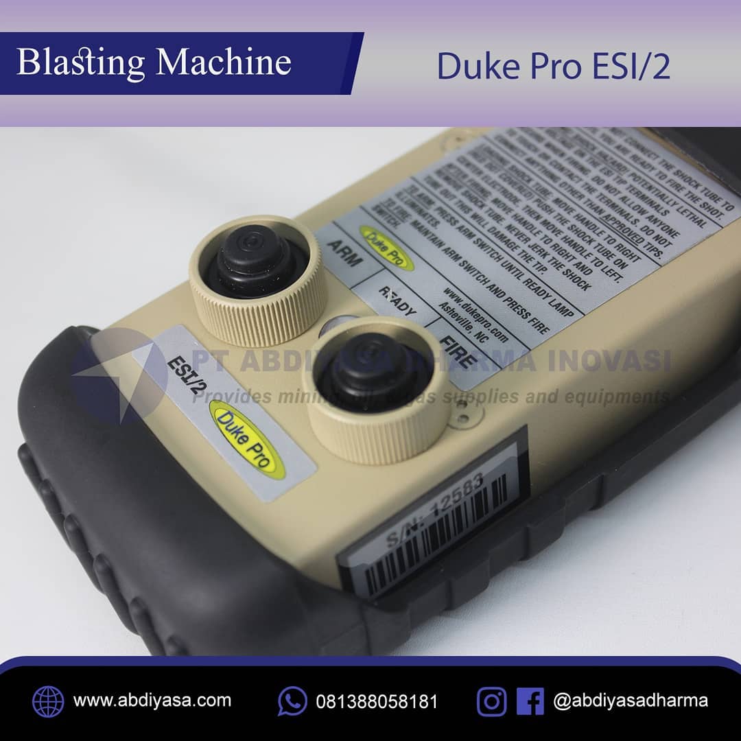 Blasting Machine Nonel Duke Pro - PT Abdiyasa Dharma Inovasi